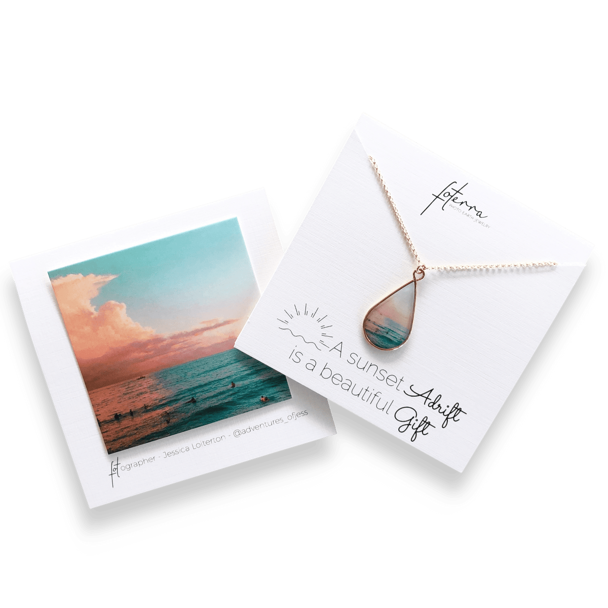 Ocean Sunset Necklace - Foterra Jewelry
