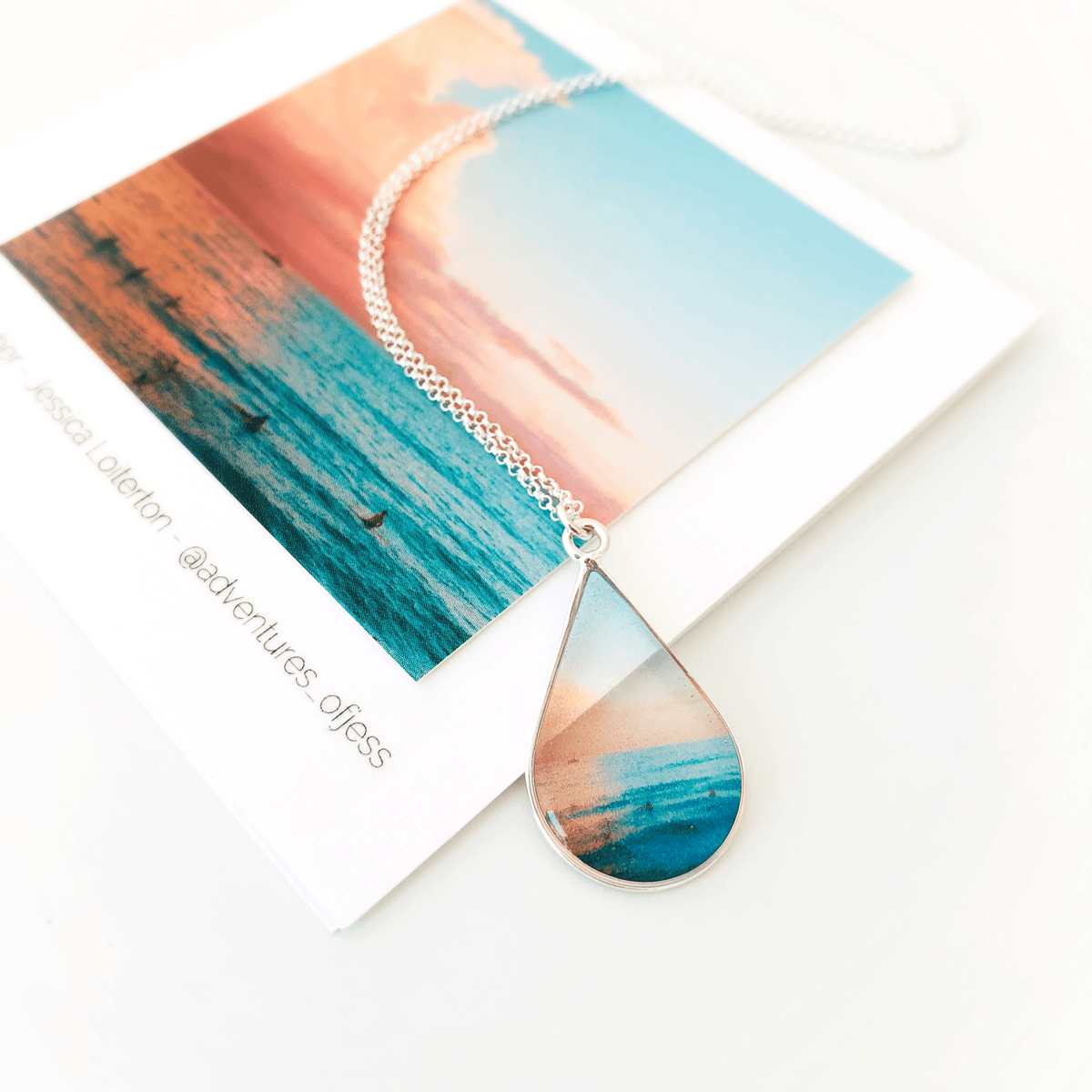 Ocean Sunset Necklace - Foterra Jewelry